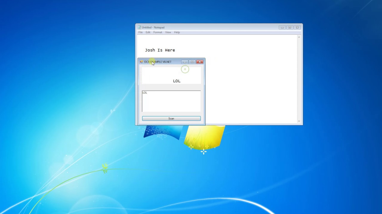Source Code OCR(Object Character Recognition) Visual Basic .Net - YouTube