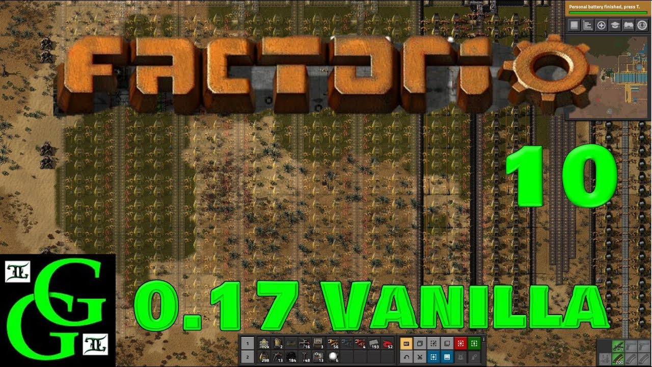 Factorio - 0.17 Vanilla - Steel Smelting - Part 10 - YouTube