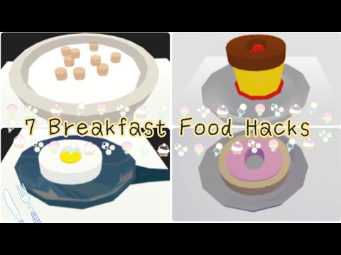 Food Hacks #2 (Breakfasts & Desserts) 🥞 - Adopt Me Building Hacks • Itz ...