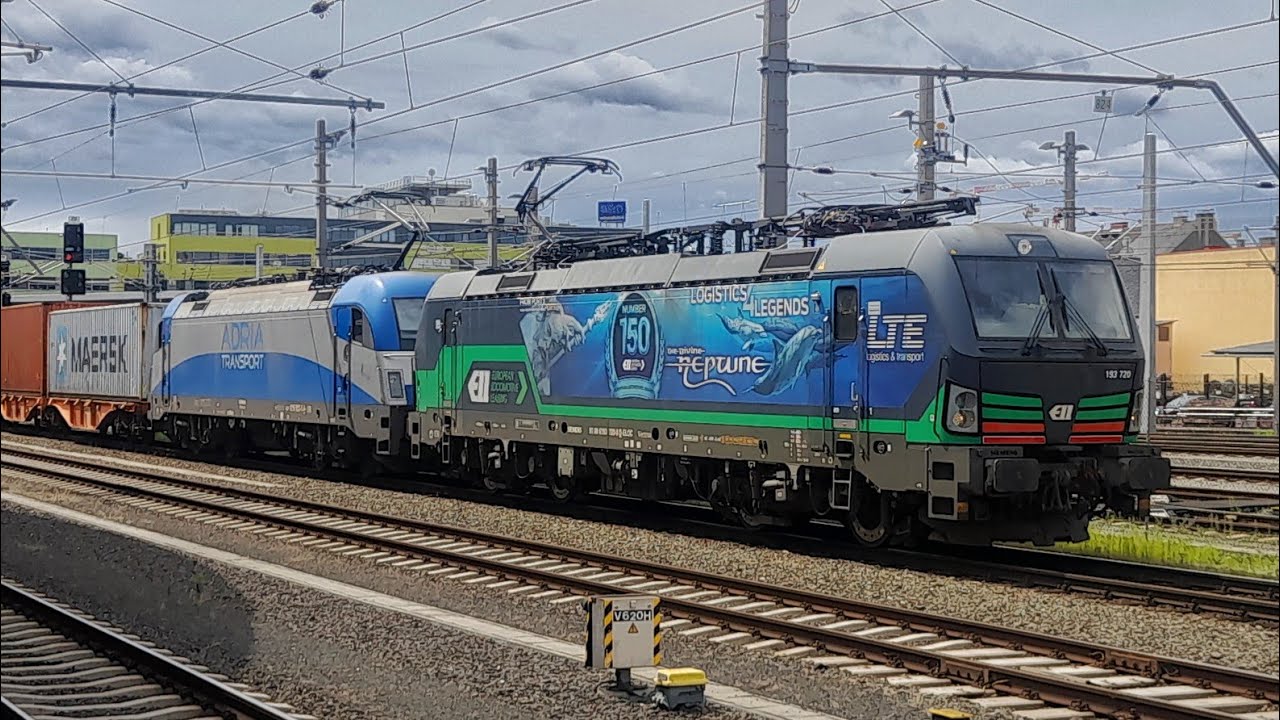 Guter Start nach Katastrophe!! LTE 193 720 + Adria 1216 922 mit ...