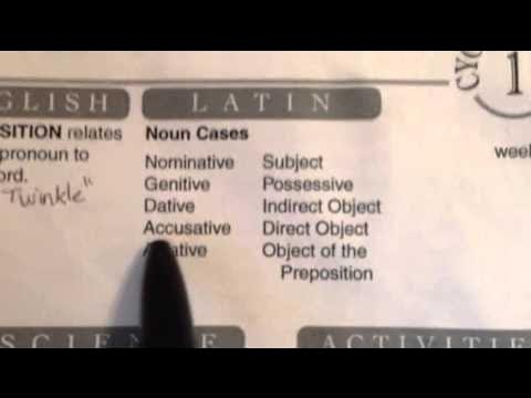 CC Cycle 1 Latin Weeks 1&2 Noun Cases - YouTube