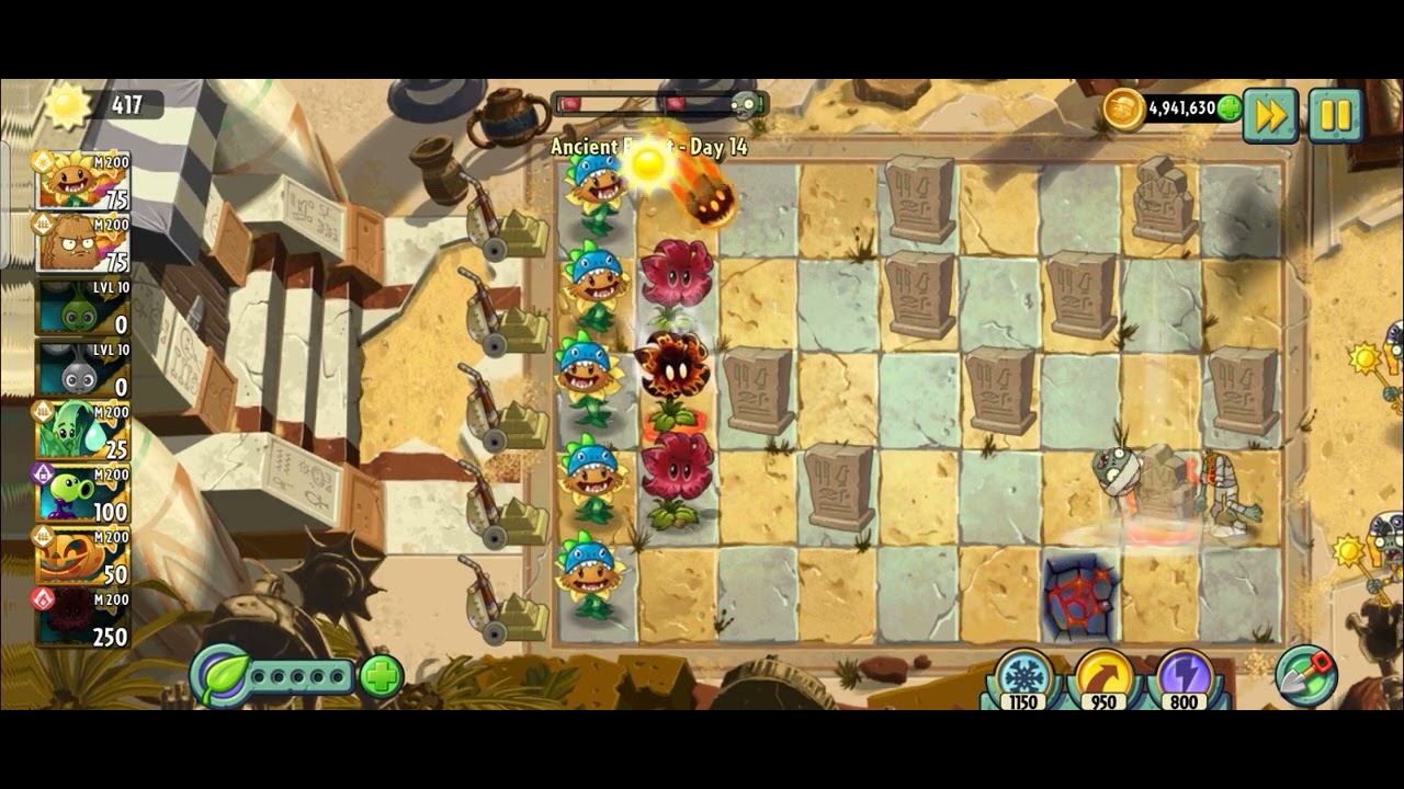 meteor flower max level #pvz2 - YouTube