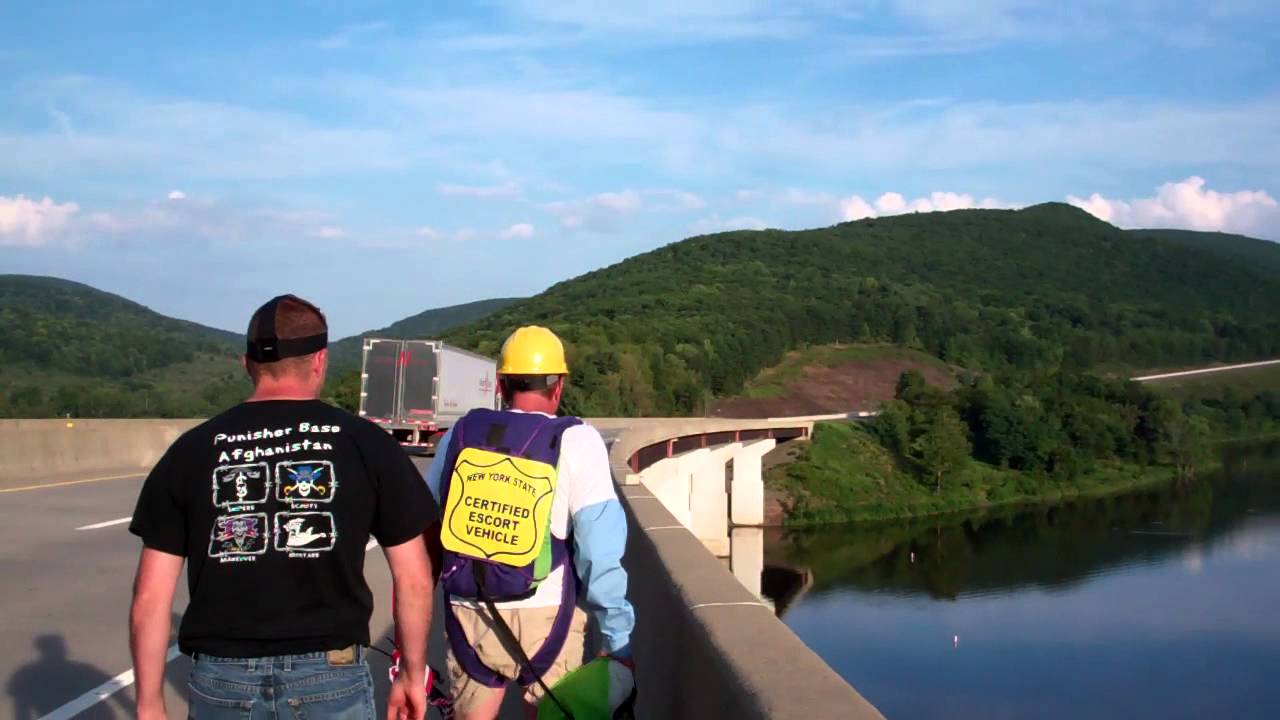 110' Mill Creek Bridge over the Tioga Resivoir - YouTube