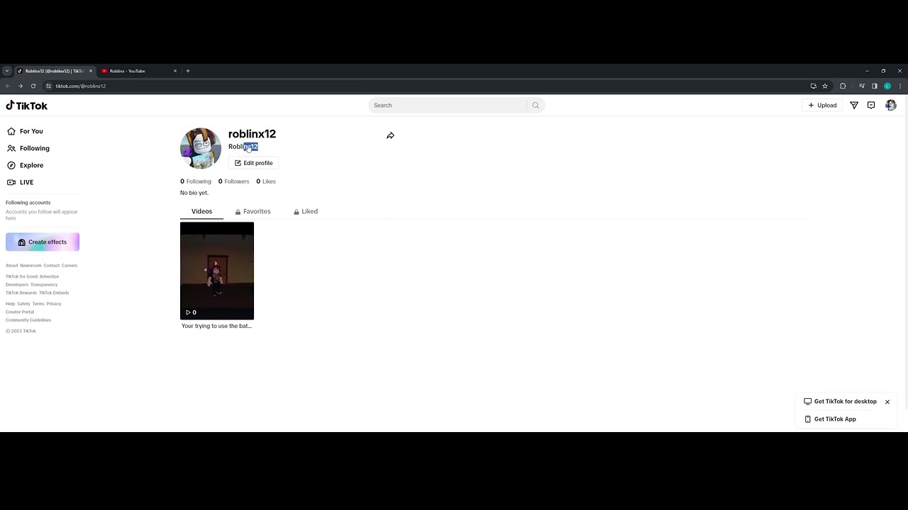 Go Check Out My Tiktok Youtube