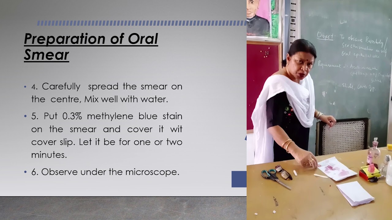 Experiment: Observation Of Barr Body By Vital Staining By Dr. Madhulika ...