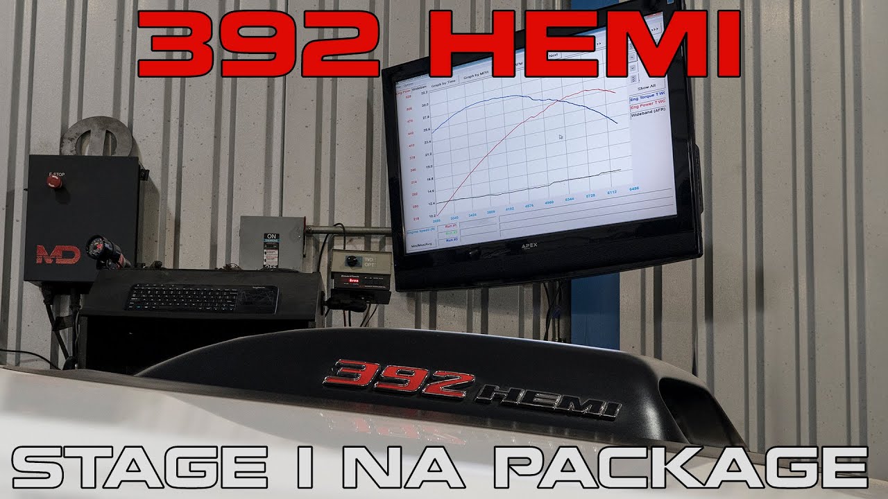 Dyno: LHP Stage 1 NA 392 Package - YouTube