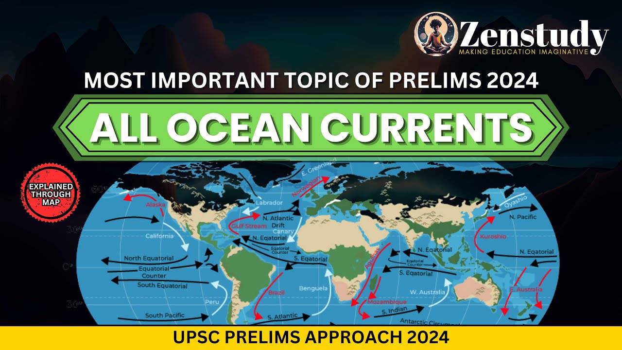 Ocean Currents of the World | Explained through maps | Important for ...