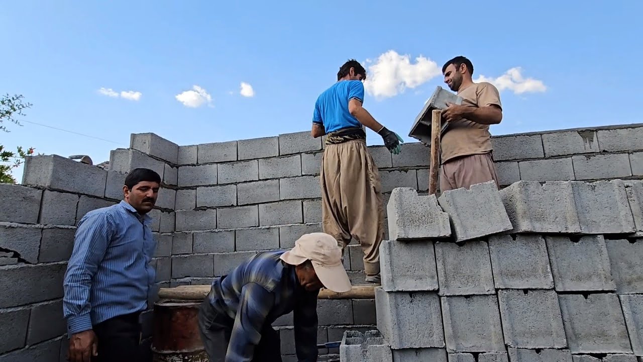 Family support: Mirza's help to her sister Sabjan in building a house ...