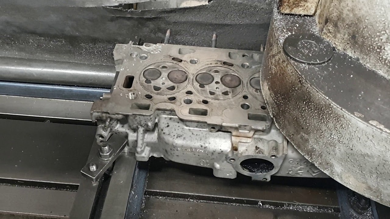 Cylinder Head Skimming - YouTube