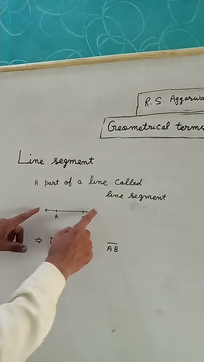Line Segment Geometrical terms formula - YouTube