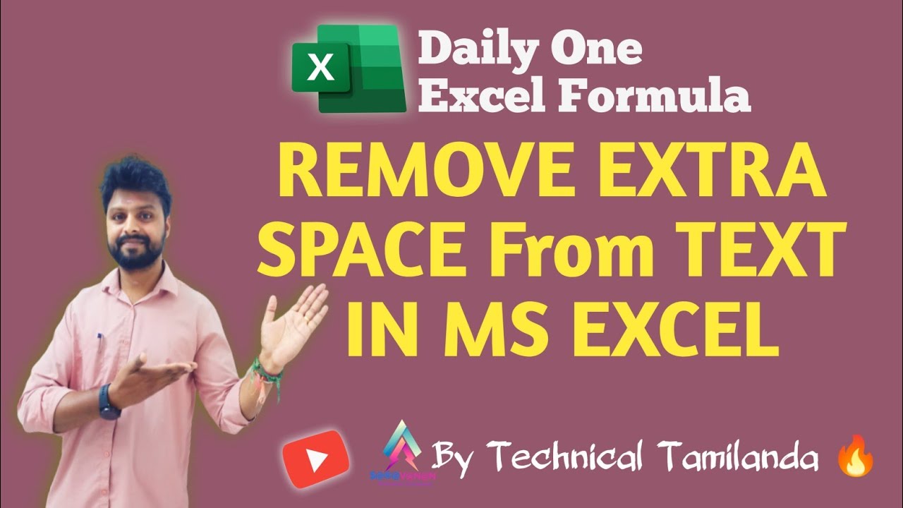 How To Remove Extra Space From Text In MS Excel Excel Tips Tricks how-to-remove-extra-space-from-text-in-ms-excel-excel-tips-tricks