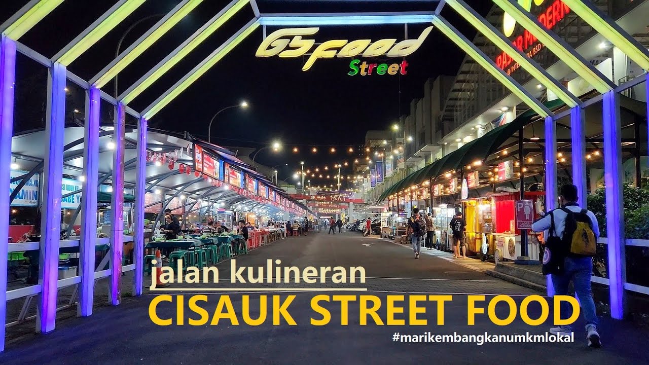 CISAUK STREET FOOD ⁉️Night Walking Around Pasar Modern Intermoda Cisauk ...