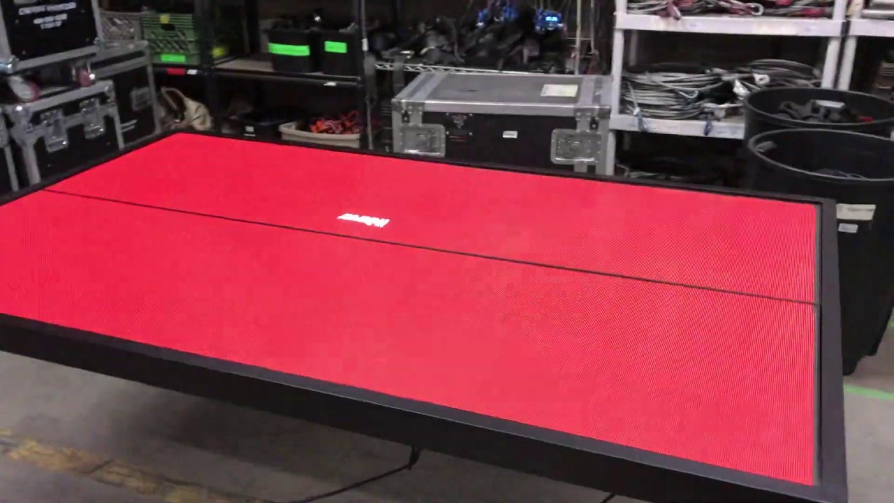 NEW for 2019!!! 3mm LED screen tables - YouTube