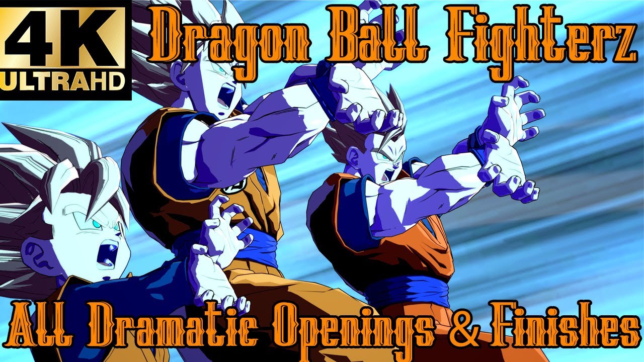 Dragon Ball FighterZ: All Dramatic Openings/Finishes (JPN) 4K - YouTube