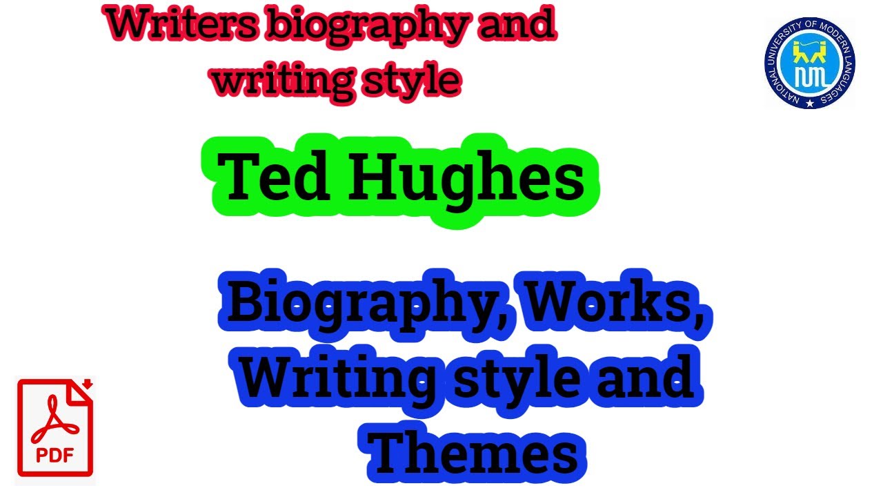 Ted Hughes | Writing style of Ted Hughes | Animal imagery of Ted Hughes ...