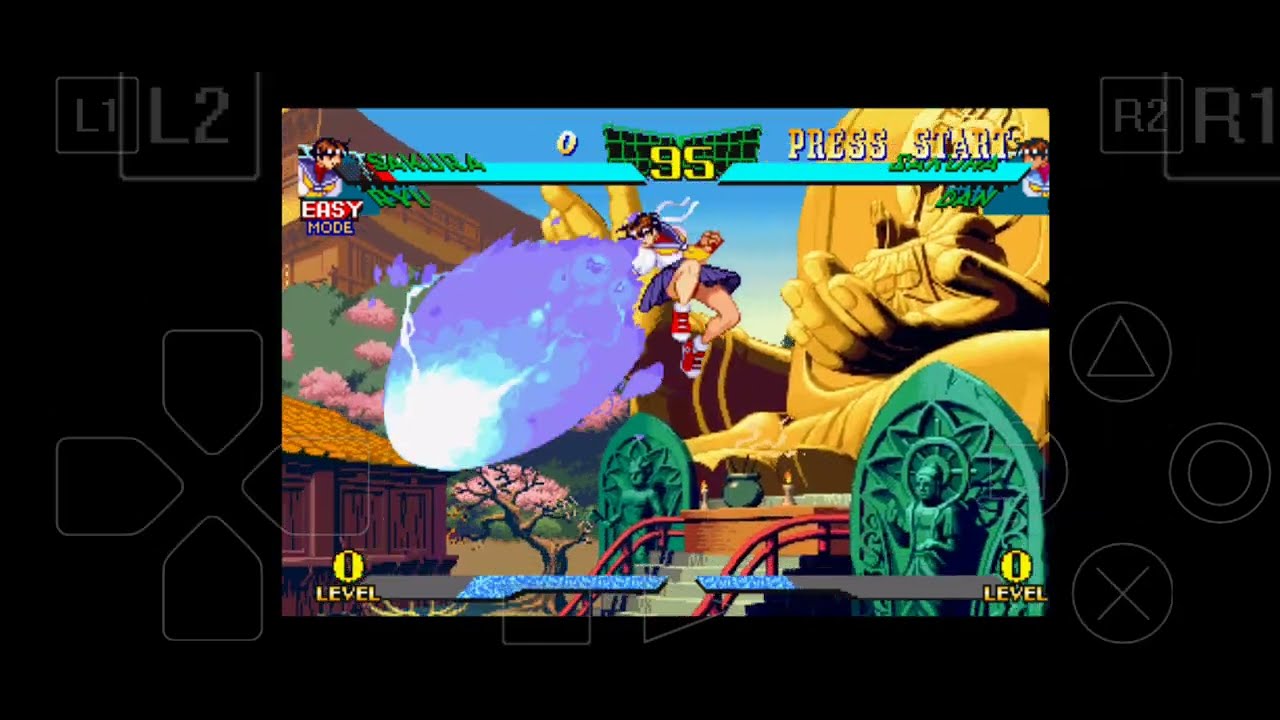 Marvel Super Heroes Vs Street fighter Redimi note 50 gameplay Sakura ...