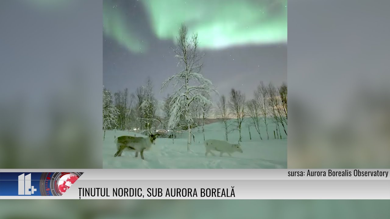 Ținutul nordic, sub aurora boreală - YouTube