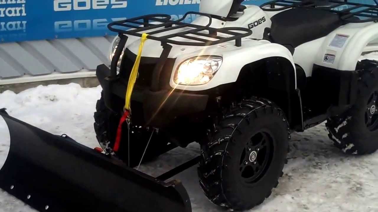 GOES 520 4X4 ATV ARTIC EDT SVEAFORDON - YouTube