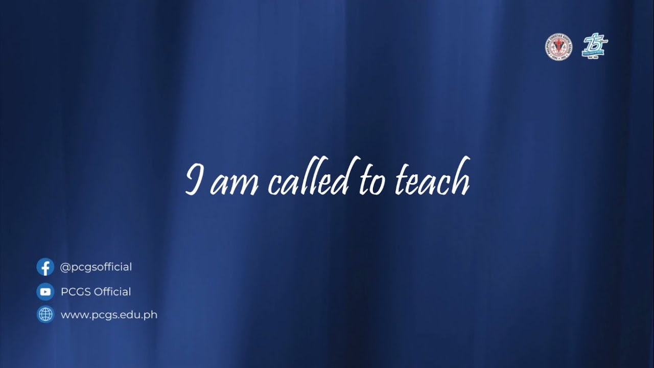 I am called to teach - YouTube