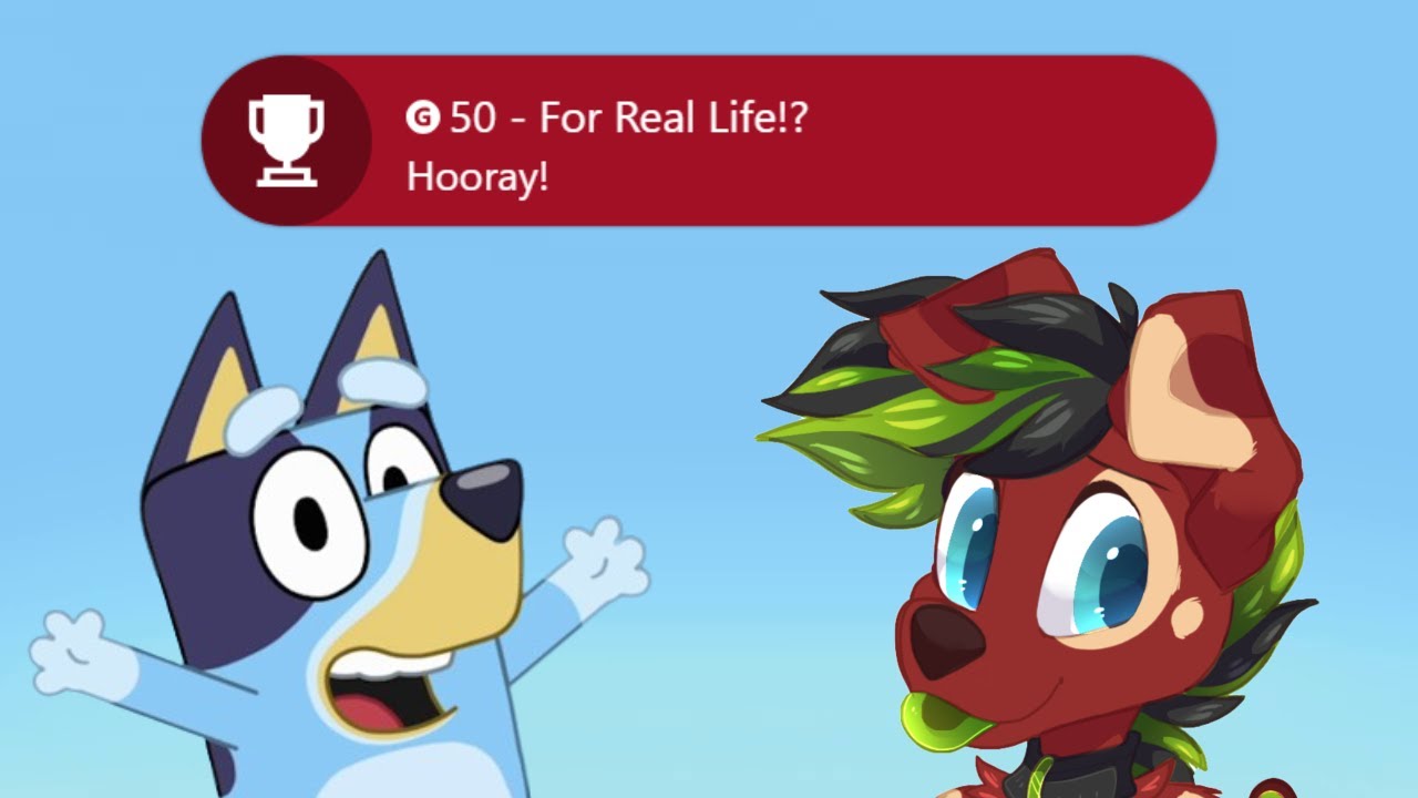 So I unlocked ALL the trophies/achievements in Bluey: The Videogame ...