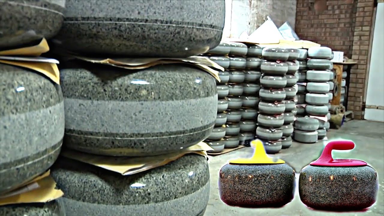 এগুলো পৃথিবীতে মাত্র ১০ জন তৈরি করতে পারে।Curling Stone Manufacturing ...