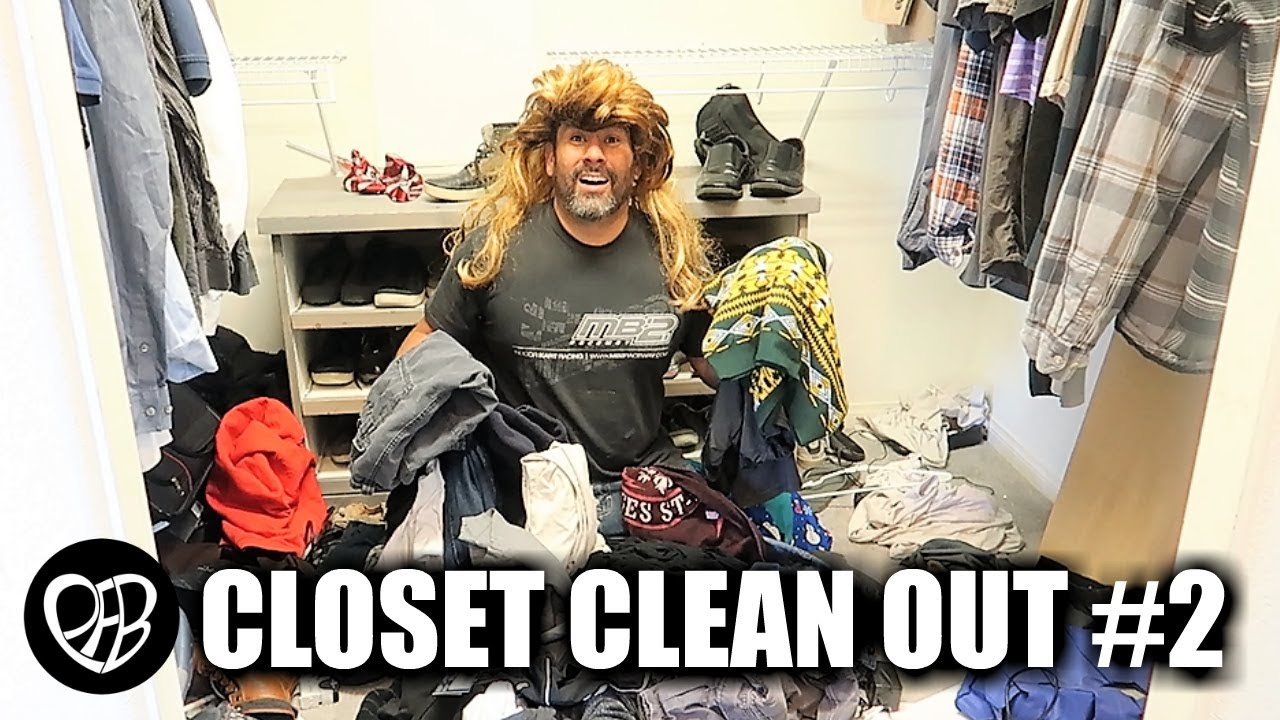 EXTREME CLOSET CLEAN OUT | Decluttering and Organizing MY ENTIRE MESSY ...
