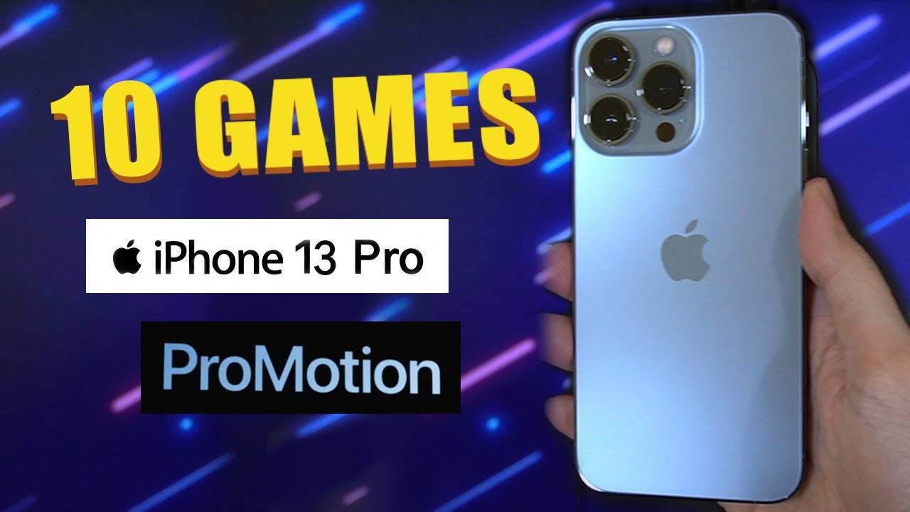 iPhone 13 Pro ProMotion Gaming Test - YouTube