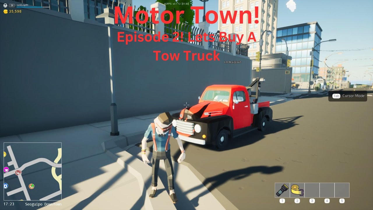 Motor Town Episode 2! Lets Buy A Tow Truck! (No Commentary) - YouTube