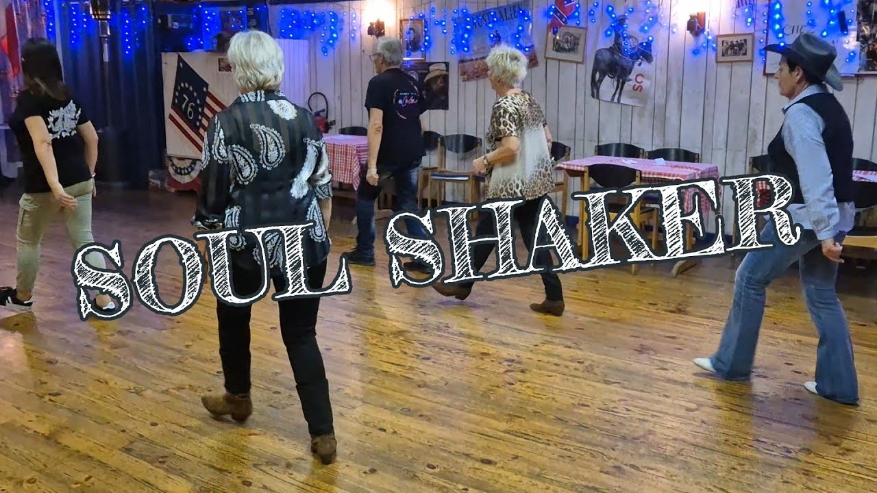 SOUL SHAKER Line dance au Gibson's Hall le 25 Janvier 2025 - YouTube