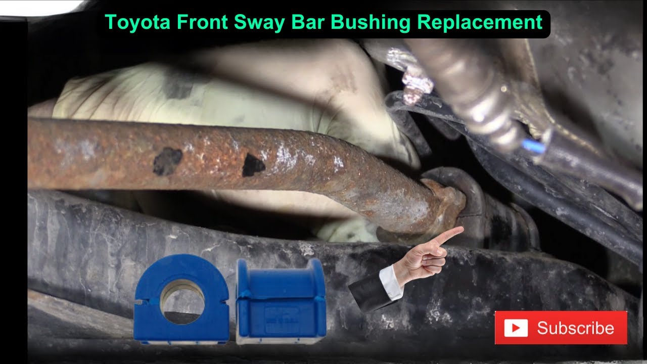 Toyota Prius front sway bar bushings (113) - YouTube