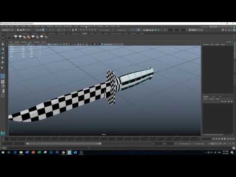 How to unwrap uv knife in Maya 2018 Part02 - YouTube