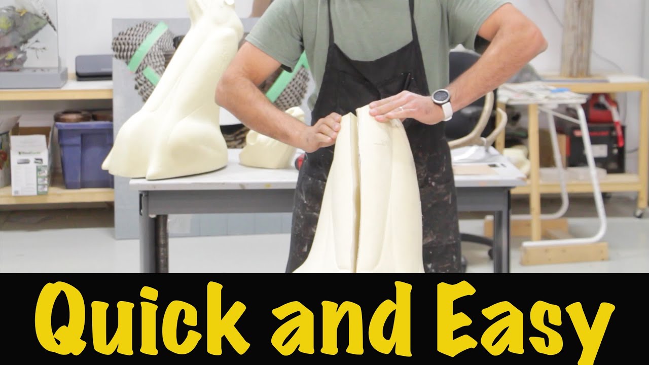 How to resize shoulder mount form quickly. Mule Deer. - YouTube