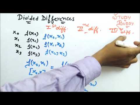 Divided Differences - Concept and Numerical - YouTube