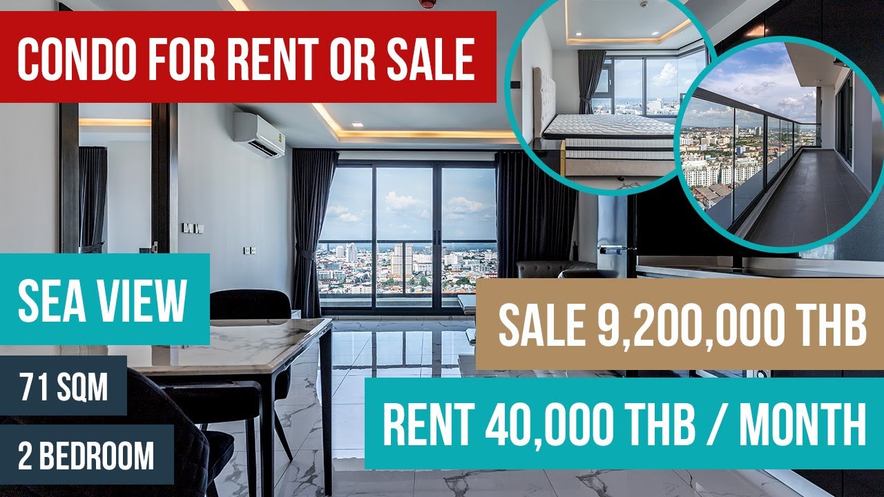 📢 Arcadia Millennium Tower | Central Pattaya | Rent or Sale | 71 sqm ...