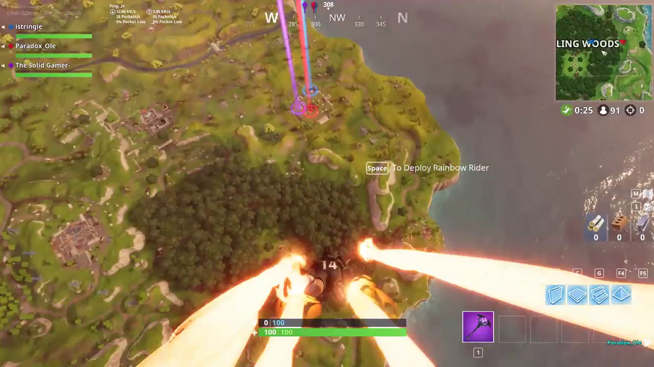 Fortnite Battle Royale Squads 100 - YouTube