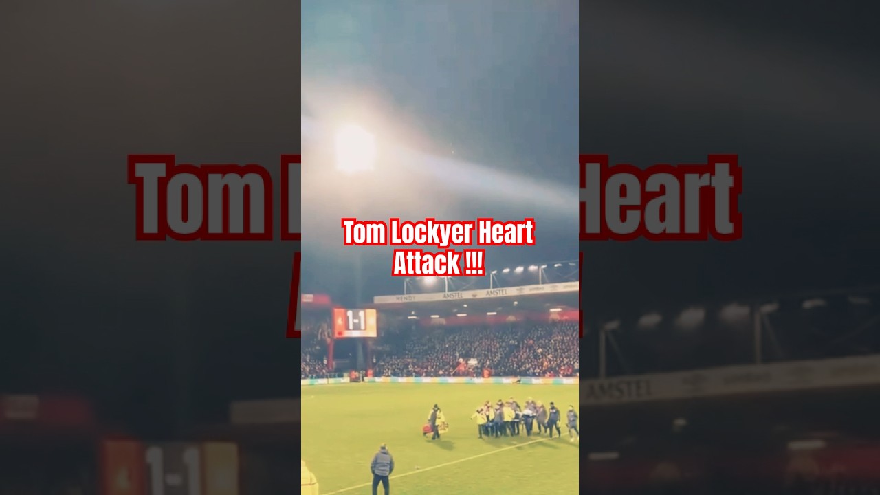 Tom lockyer collapses on pitch during, Heart attack!! - YouTube