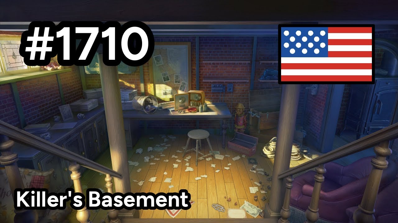 #1710 🇺🇸 (📕7-📄47-5) - Killer's Basement - June's Journey - YouTube