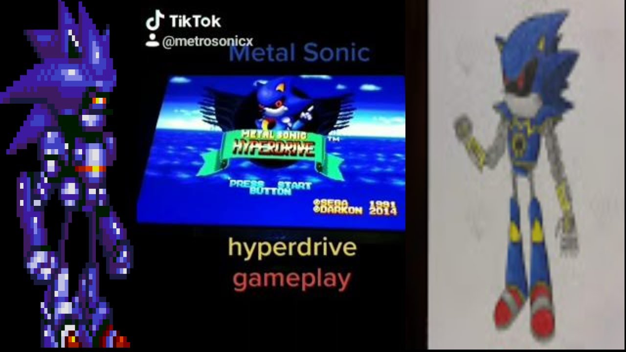 Metal Sonic hyperdrive/Sonic 3 Mecha Sonic Gameplays - YouTube