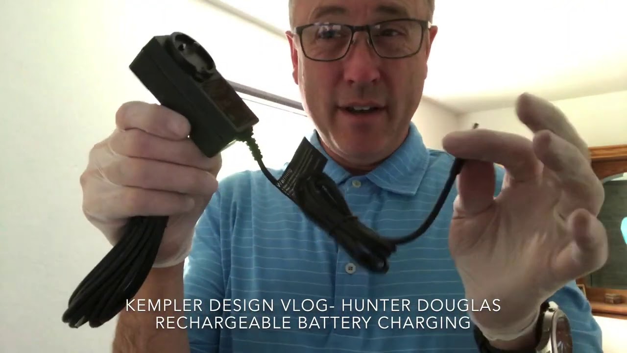 Hunter Douglas Rechargeable Battery Charging Information - YouTube