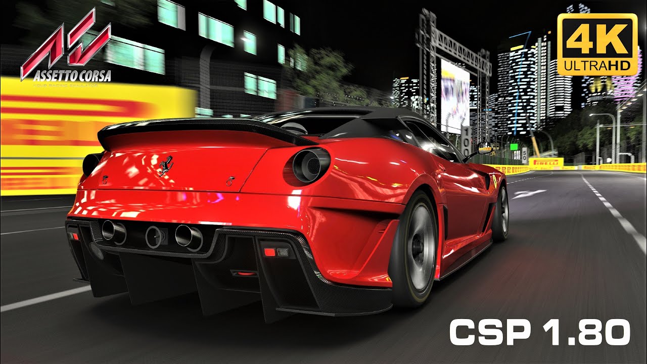 Ferrari 599XX Testing CSP 1.8 Ultra Realistic Graphics #ferrari #599xx ...