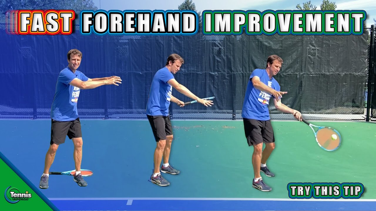SIMPLE Tip For FAST Forehand IMPROVEMENT | TENNIS LESSON - YouTube