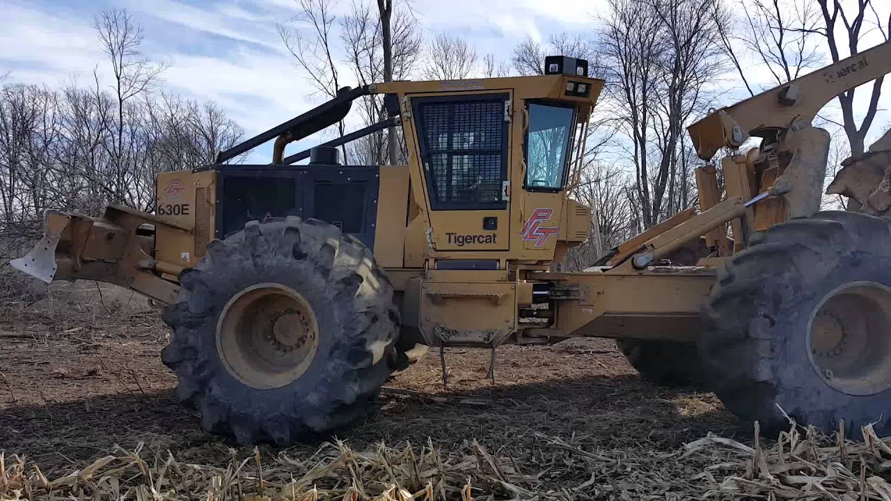 Tigercat 822D - YouTube