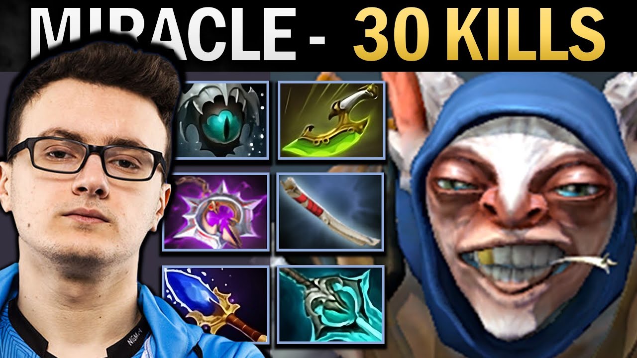 Meepo Dota Gameplay Miracle with 30 Kills and Skadi - YouTube