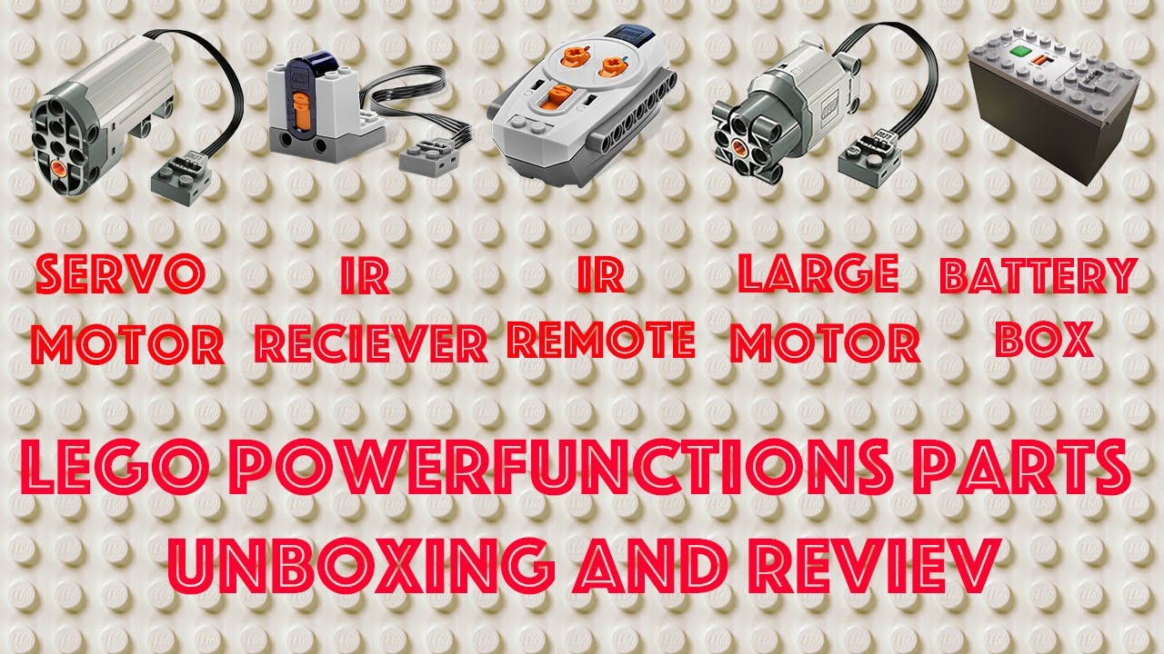 Lego Powerfunctions Parts Unboxing + Review - YouTube