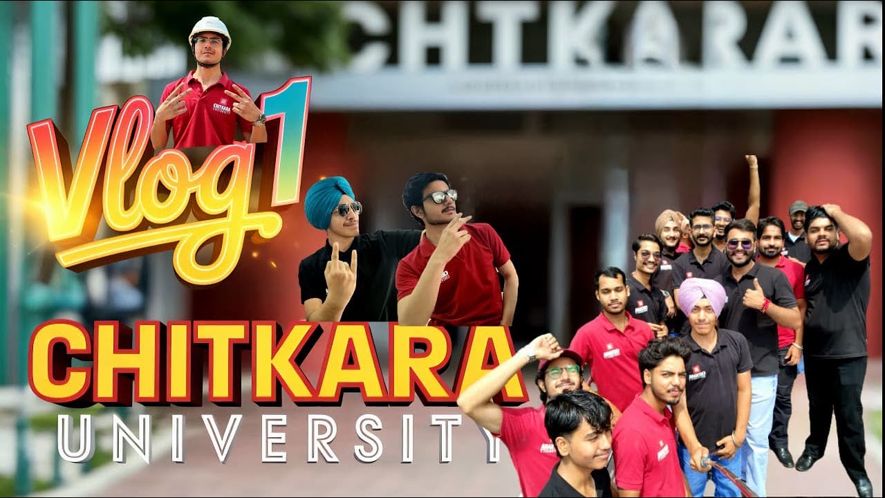 Not Just a Campus… It’s Chitkara Life ️ | My First Vlog - YouTube