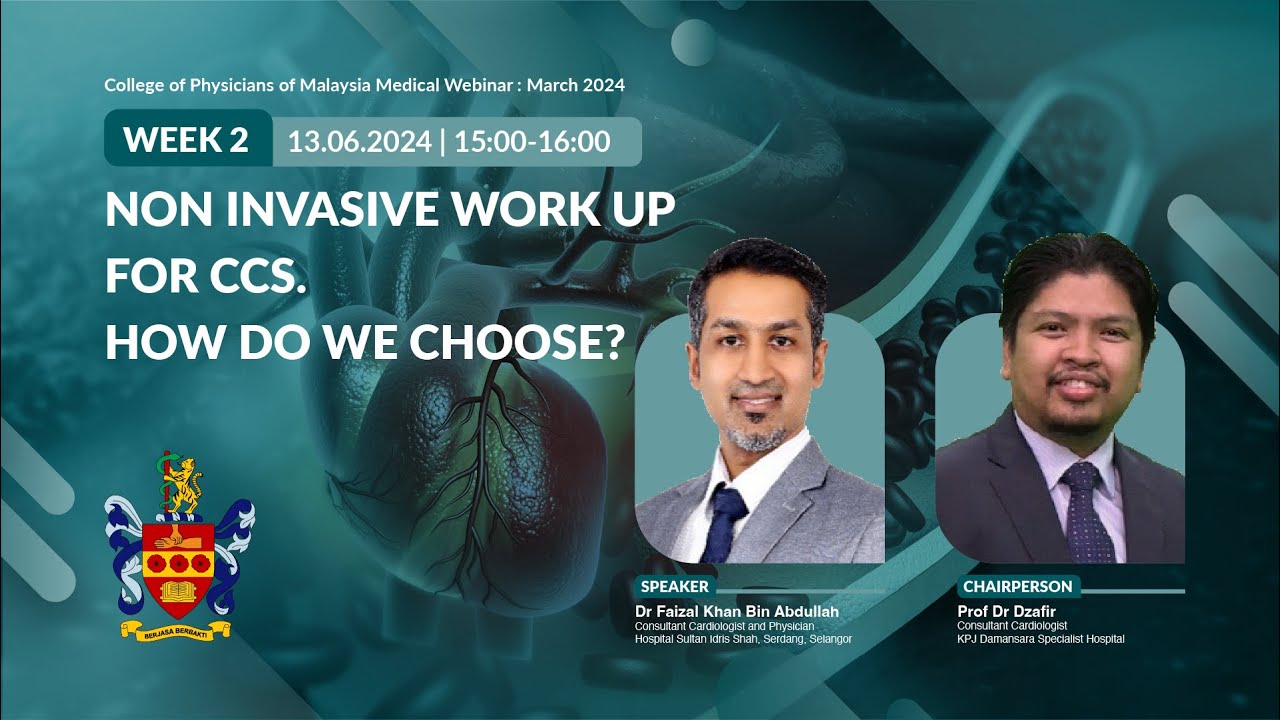 Non invasive work up for CCS. How do we choose? - CoPM Weekly Webinar ...