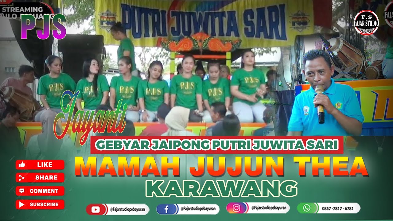 JAYANYI || JAIPONG MAMAH JUJUN THEA PJS || 21 APRIL 2024 || KP.PULO PANJANG - SUKAKARYA - BEKASI ...