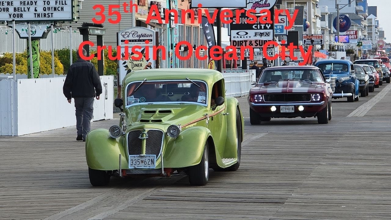 35th Anniversary Cruisin' Car Show Ocean City Pt. 2 - YouTube
