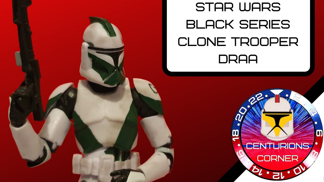 Star Wars The Black Series Clone Trooper Draa The Clone Wars 6 Inch ...