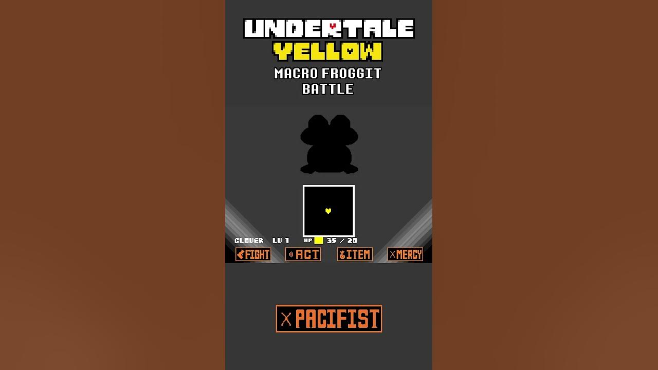 Undertale Yellow - Macro Froggit towers above all. - YouTube